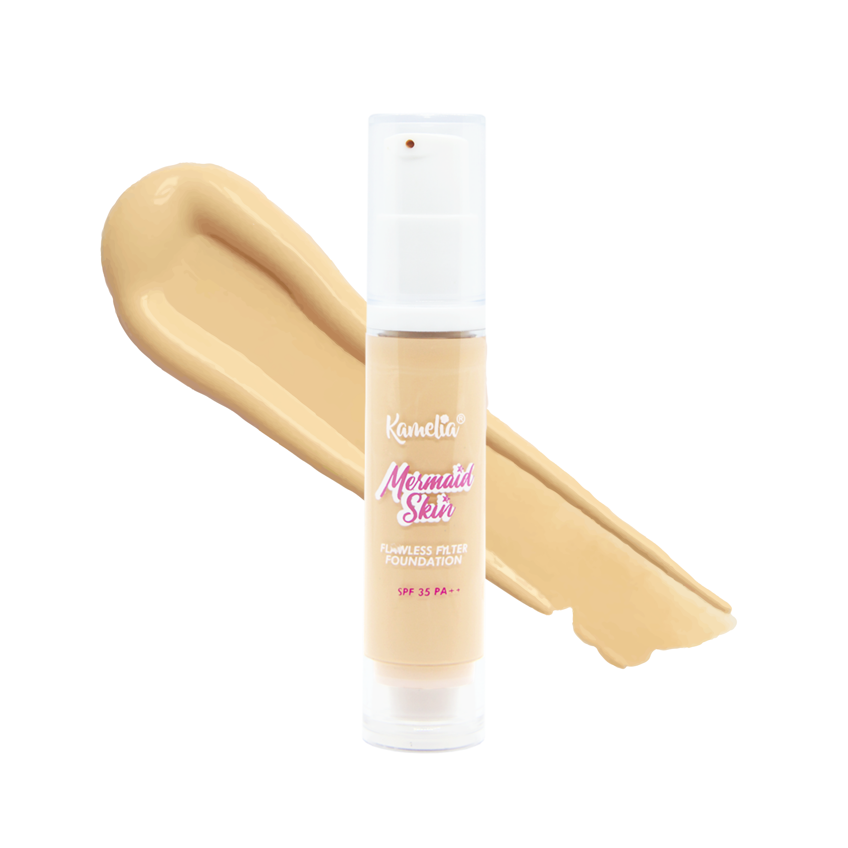 Mini Mermaid Skin Foundation Butterscotch (10ML) - Kamelia Cosmetics